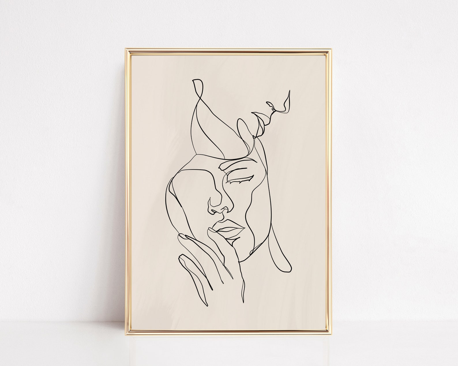 Couple Line Art Print Couple Wall Art Romantic Art | Etsy