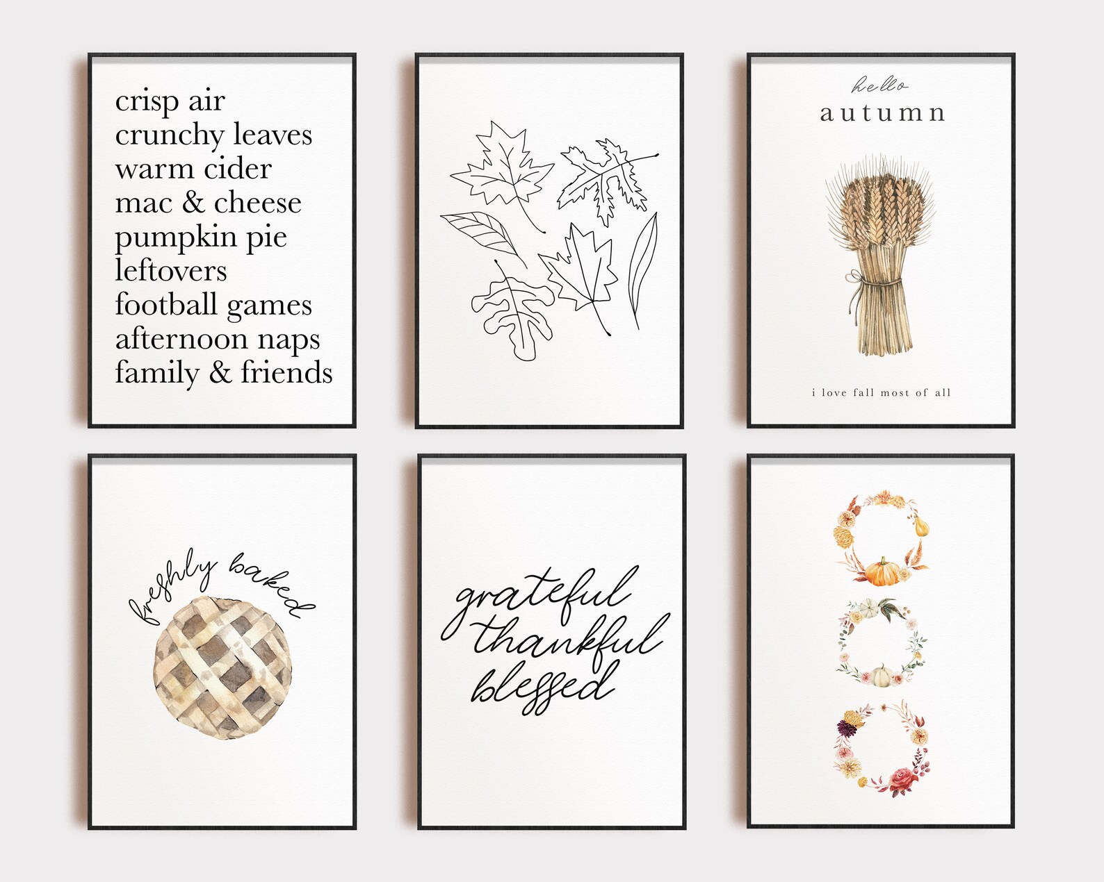 Fall Prints Mega Bundle | 60 AUTUMN PRINTS | Fall Wall Art | Fall Decor ...