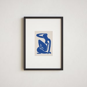 Matisse Blue Nude | Blue Matisse Art Print | Eclectic Vintage Wall ...