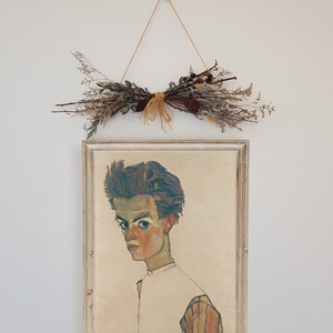 Egon Schiele Self Portrait | Expressionist Painting | Eclectic Wall Art ...