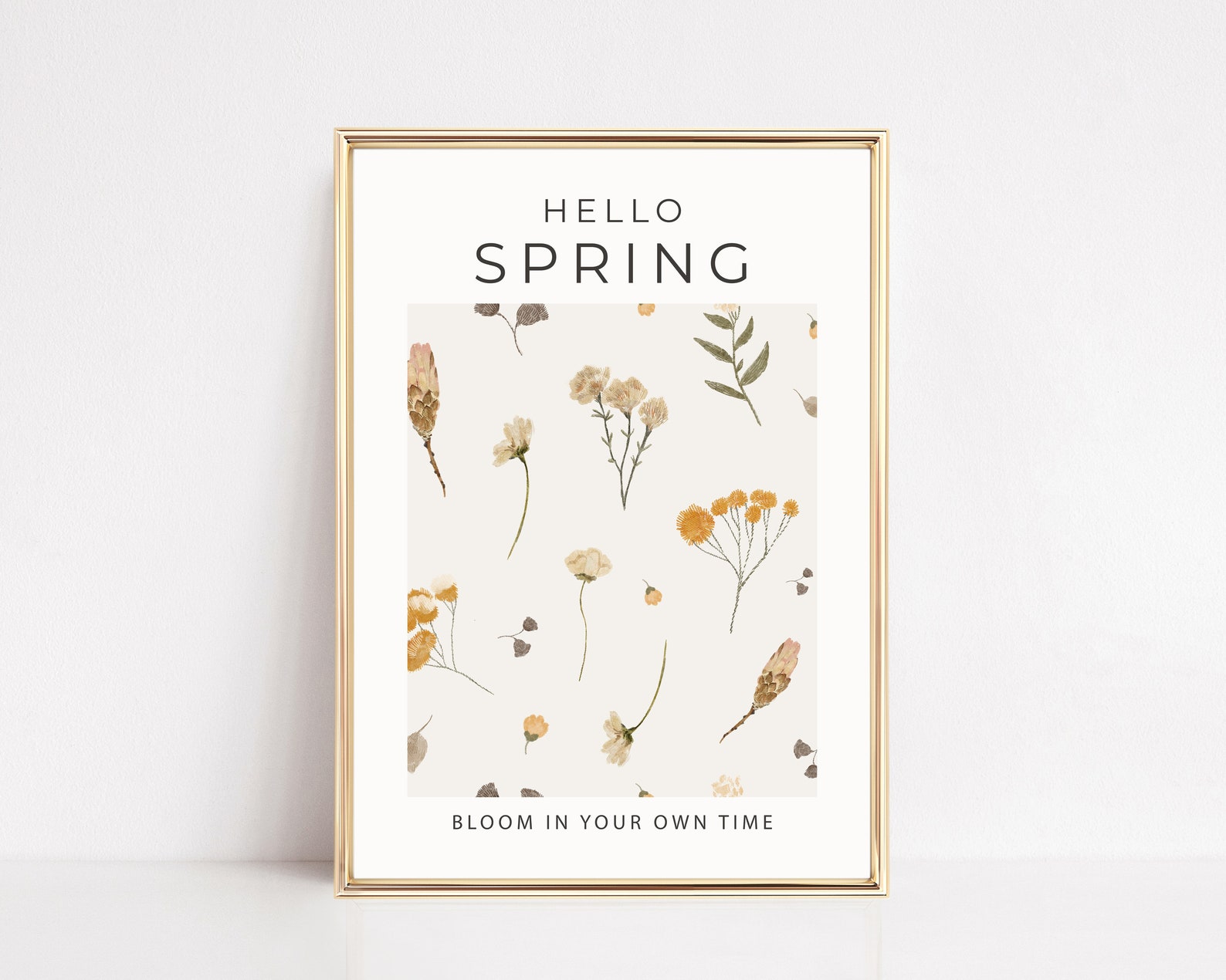 Spring Decor Spring Wall Art Print Floral Wall Art - Etsy
