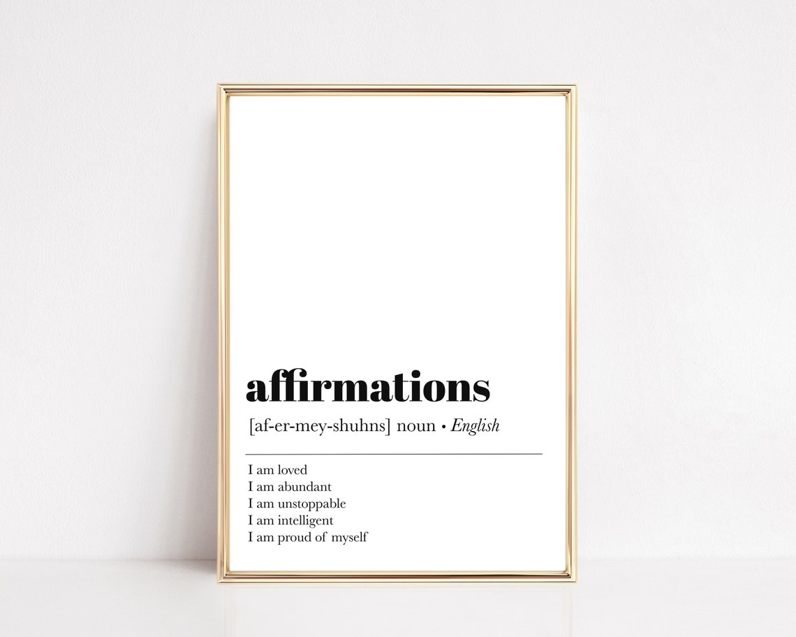 Manifest Wall Art | Set of 3 Prints | Law of Attraction Poster ...