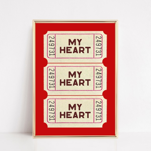 Valentine Print - Etsy