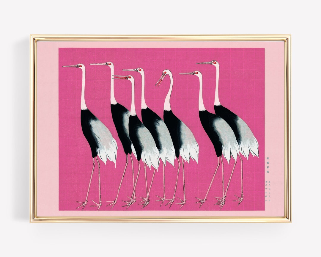 Vintage Pink Wall Art | Eclectic Home Decor | Pink Boho Wall Art ...