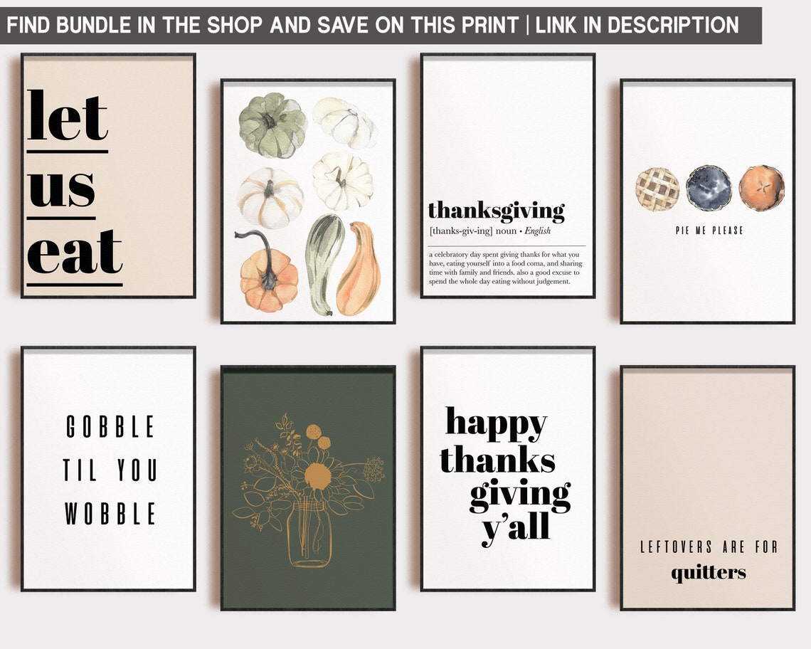 Fall Botanical Prints | Boho Art Print | Floral Wall Art | Printable ...