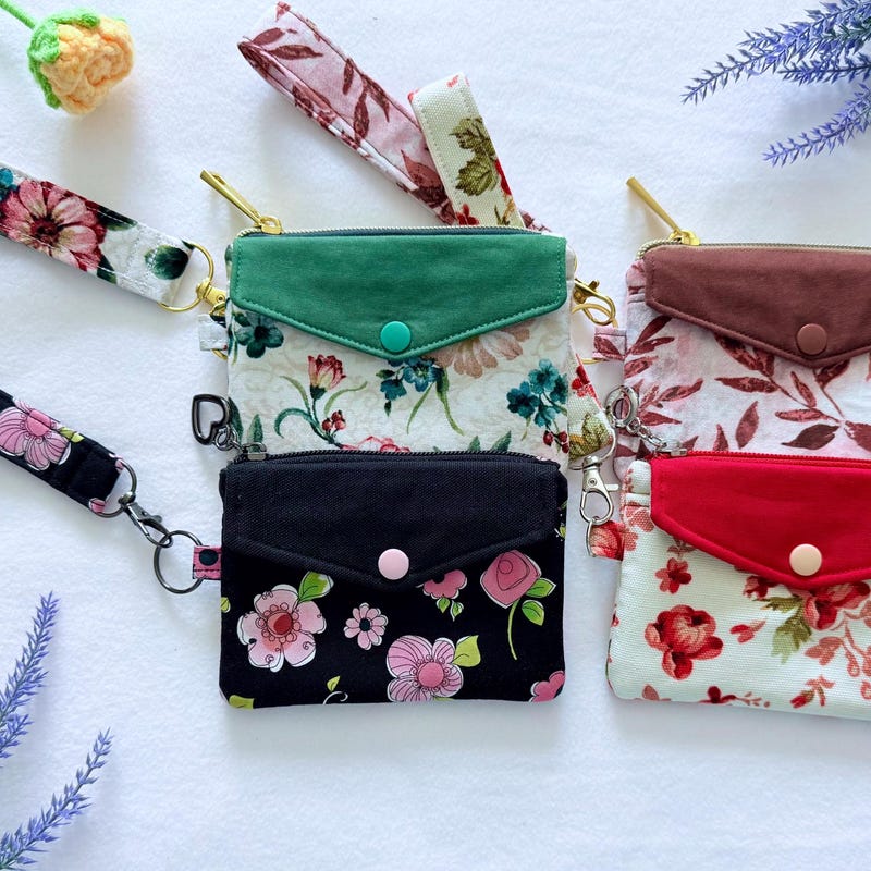 Floral Coin Purse - Etsy