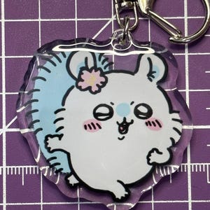 Chiikawa Momonga Walking Keychain – 2 Inch Acrylic Charm - Etsy Canada