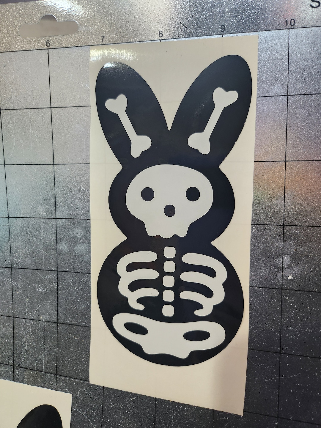 Spooky Skeleton Peep Bunny, 5 Candy-inspired Halloween Decor, Unique ...