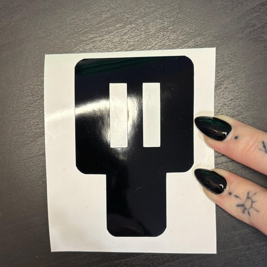 GAZ Skull Vinyl Sticker From Invader Zim - Durable Decal for Fans ...