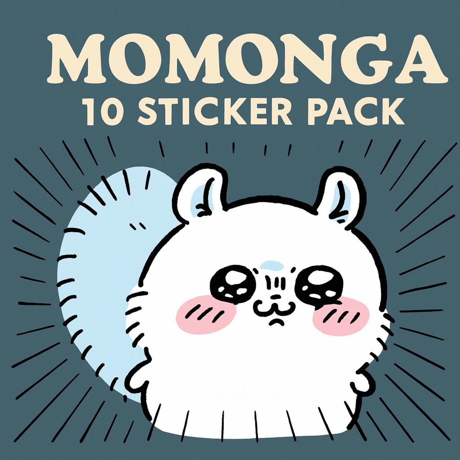 Momonga 10 Sticker Pack | Cute Chiikawa-inspired Stickers | Glossy or ...