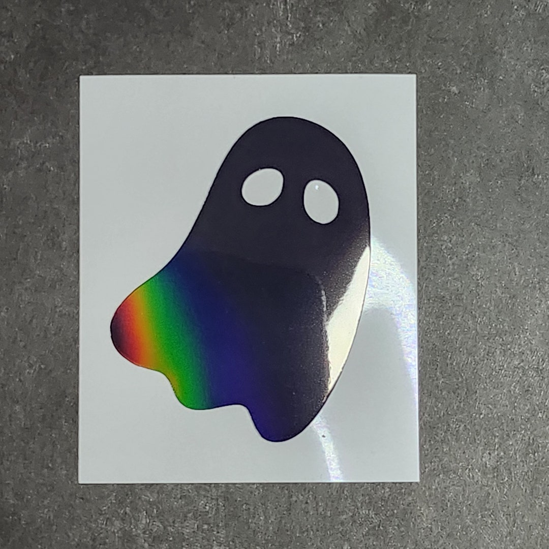 Spooky-cute Ghost Vinyl Decal Fun Ghastly Sticker for Phone Cases ...