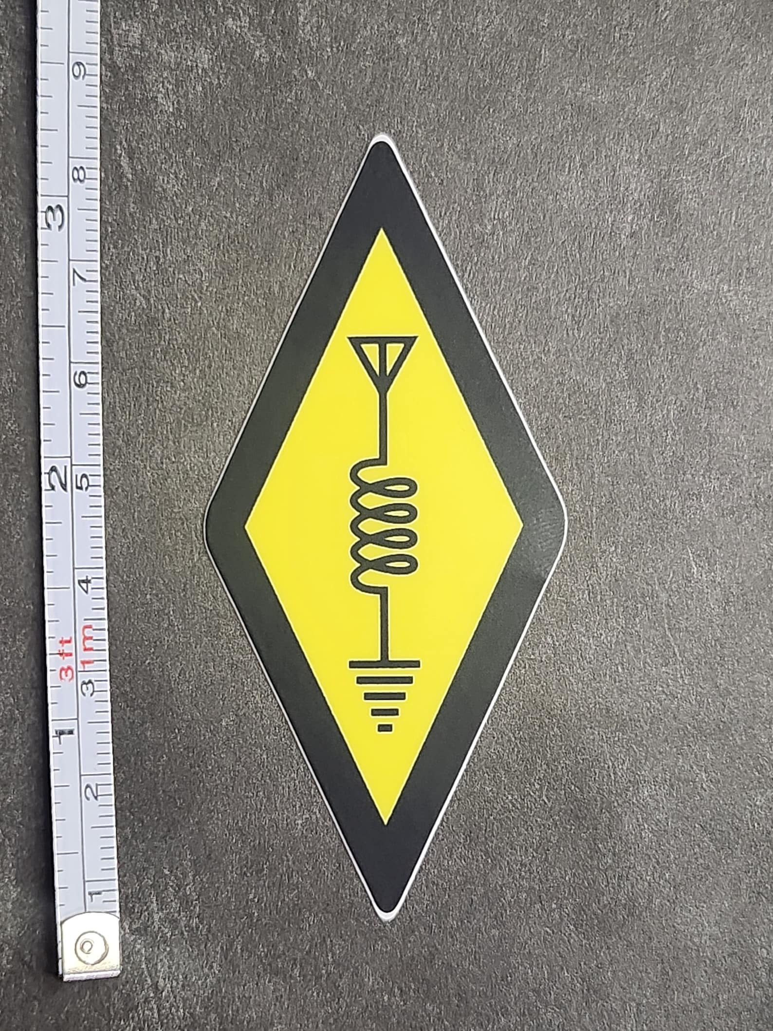 Ham Radio Symbol Sticker, 3" Waterproof Vinyl, Ideal for Outdoor ...