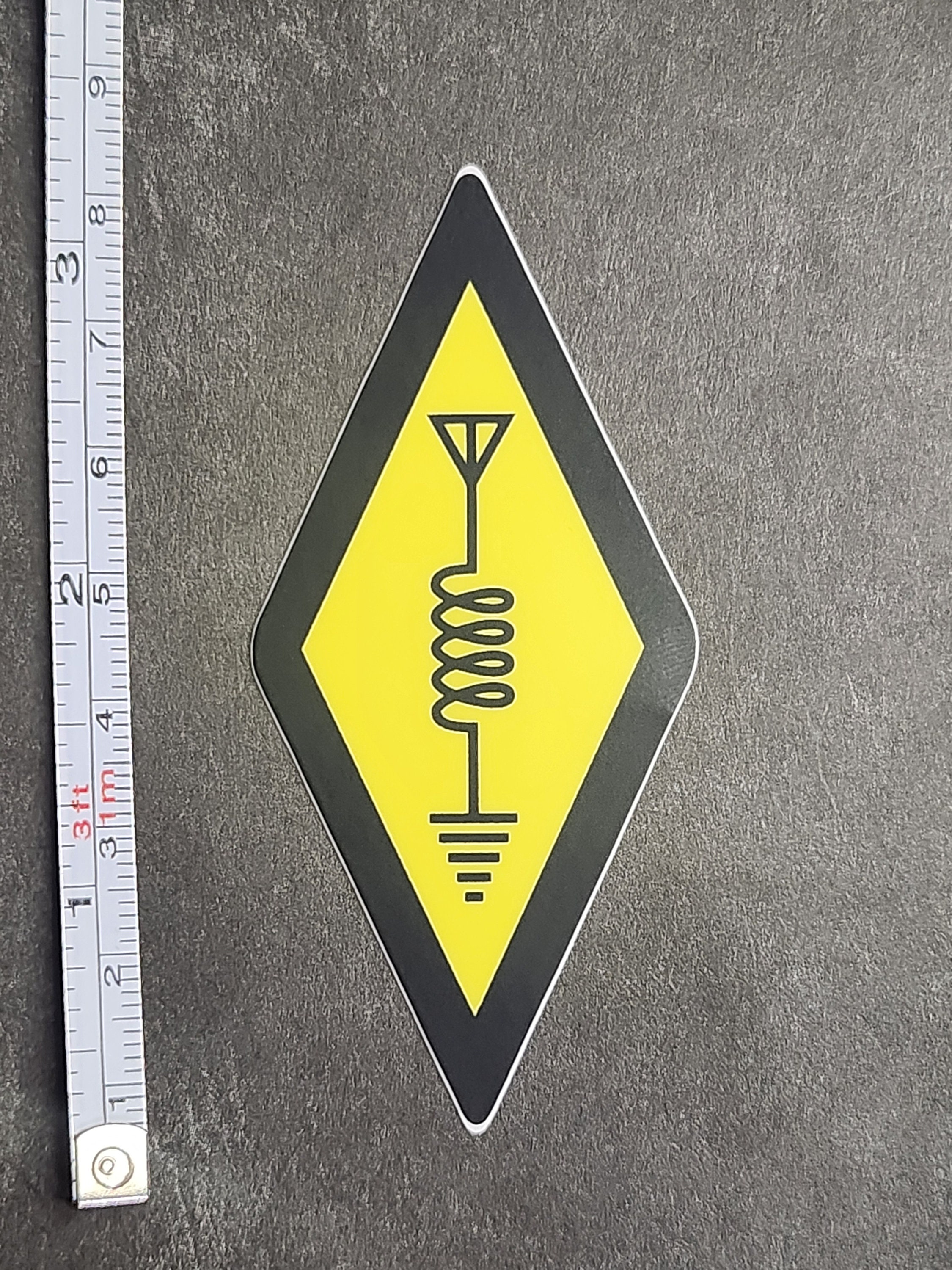 Ham Radio Symbol Sticker, 3" Waterproof Vinyl, Ideal for Outdoor ...