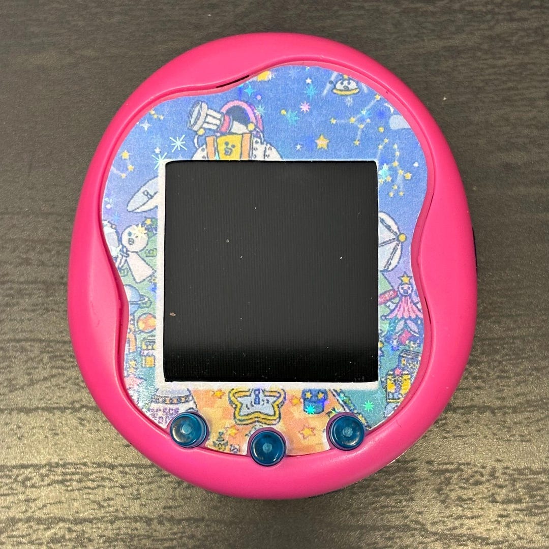 Tamagotchi Uni Holographic Faceplate - Anime 9 - Etsy