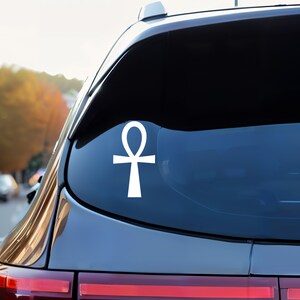 Ankh Decal Egyptian Symbol Vinyl Sticker, Spiritual Car Window or ...