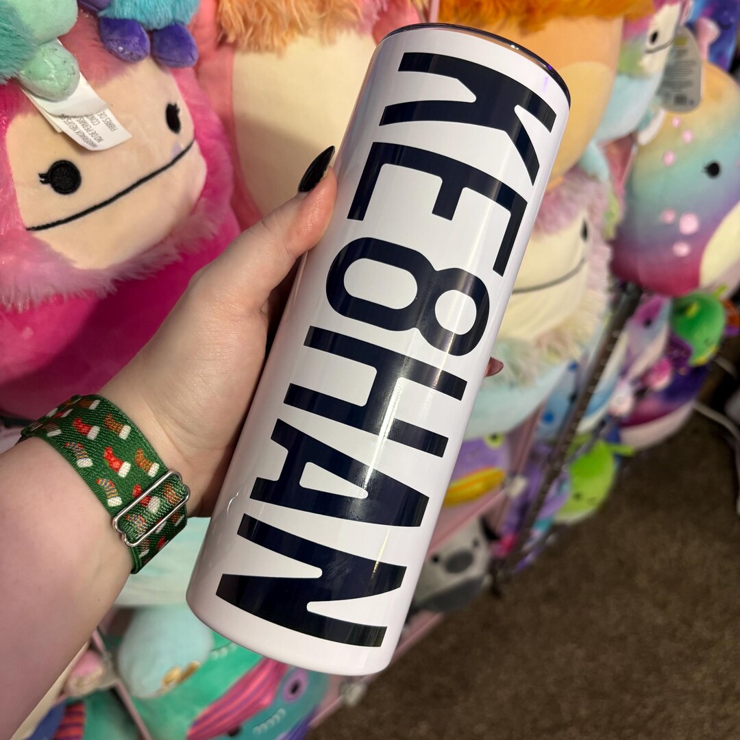 Custom Call Sign Amateur Ham Radio Symbol 20oz Stainless Steel Skinny ...