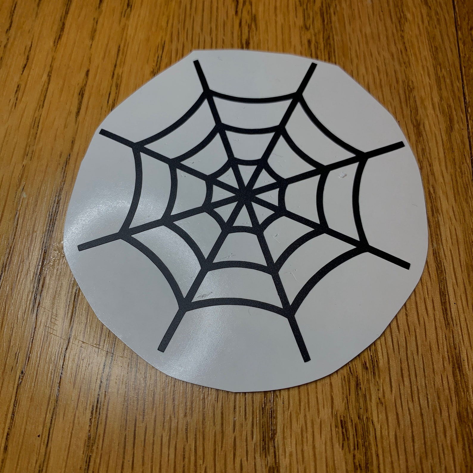 Spider Web Vinyl Decal Sticker | Etsy