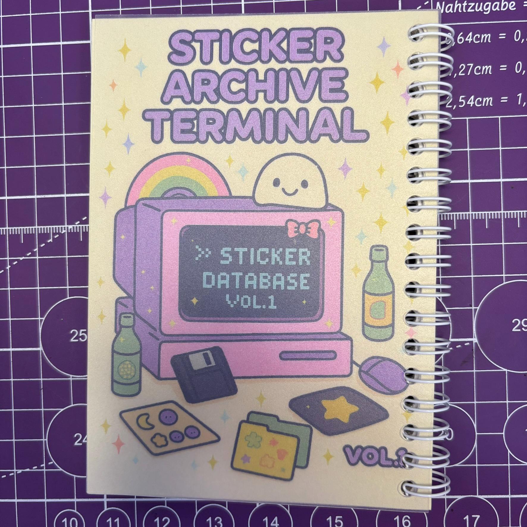 A6 Sticker Archive Book | 50-page Sticker Storage Album | Kawaii ...
