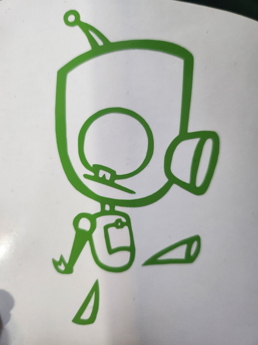 GIR From Invader Zim Sticker - Durable Vinyl Decal, Cartoon Fan Art for ...