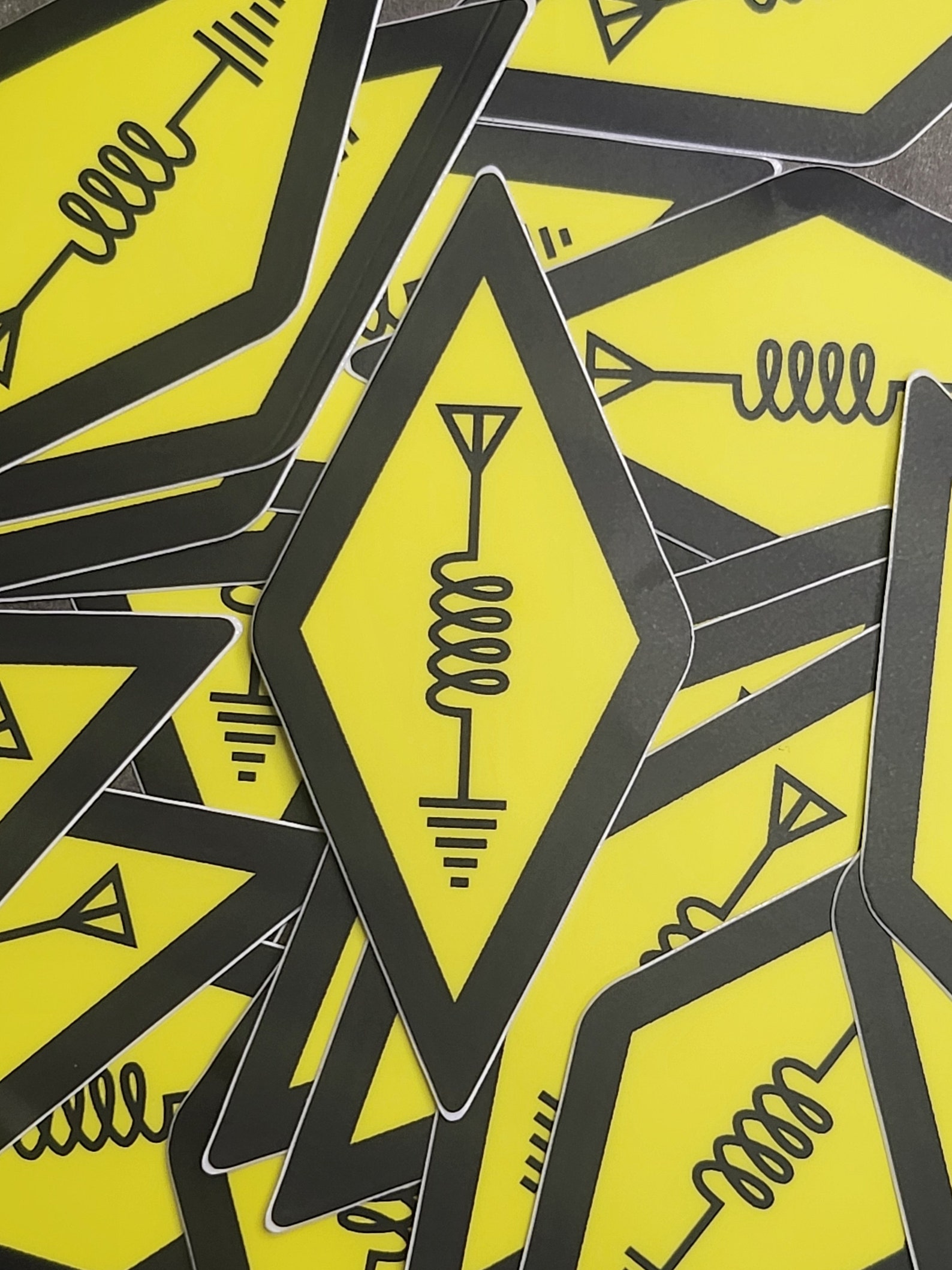 Ham Radio Symbol Sticker, 3" Waterproof Vinyl, Ideal for Outdoor ...