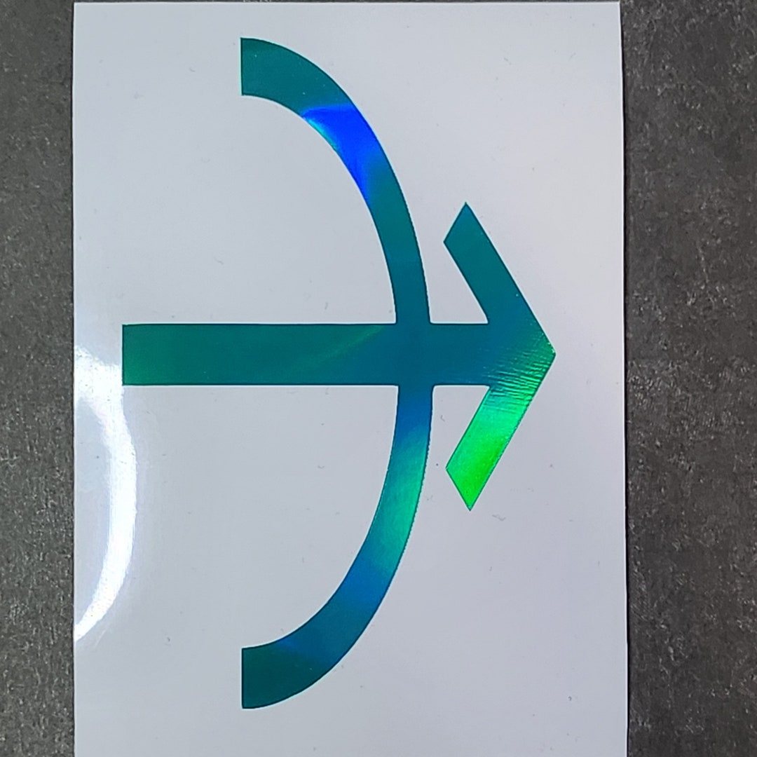 Greek Goddess Artemis Vinyl Sticker - Bow and Arrow Car Decal, Perfect ...