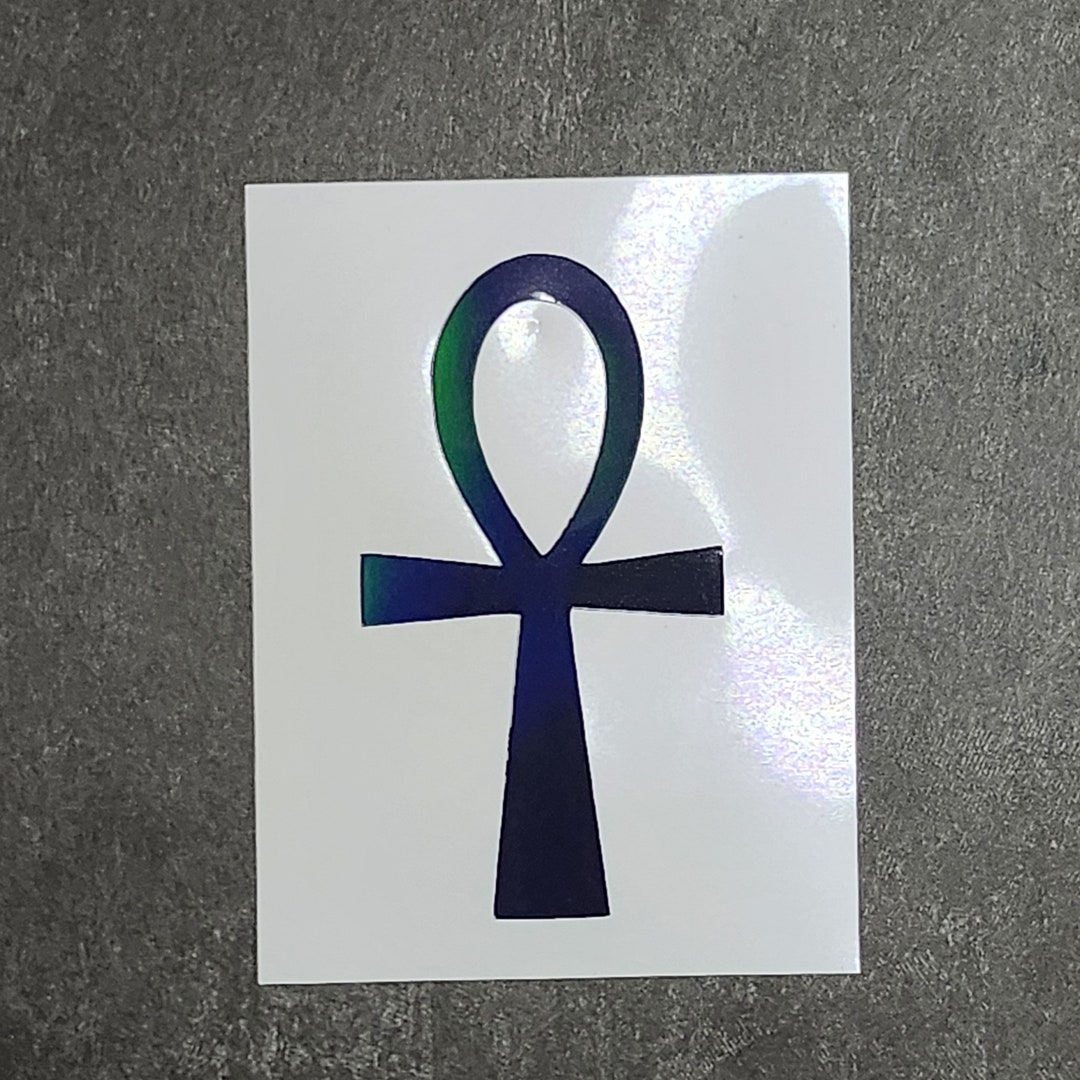Ankh Decal - Egyptian Symbol Vinyl Sticker, Spiritual Car Window or ...