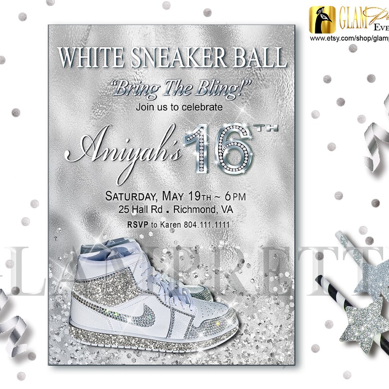 Bling Invitation - Etsy
