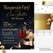 40th Birthday Masquerade Invitation Masked Costume Ball Gold & Black ...