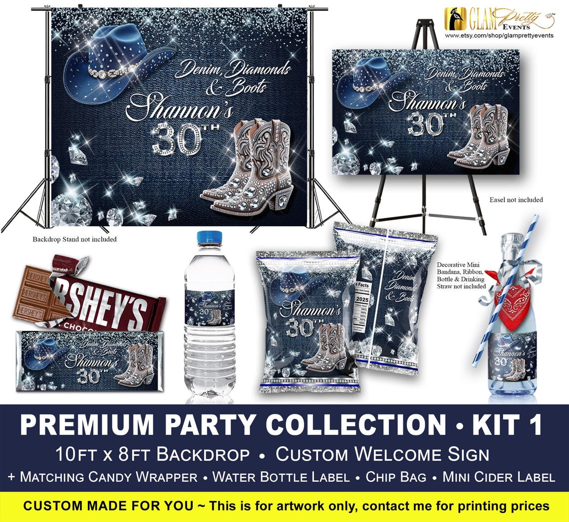Diamonds, Denim & Boots on the Ground Line Dancing Premium 6-piece ...