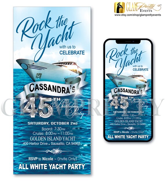 Boat Cruise Party Flyer