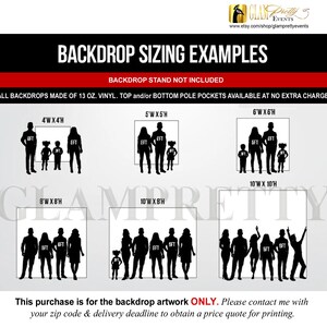 Custom Photo Backdrop, 10 X 8 Birthday Backdrop for Men, Any Age Party ...