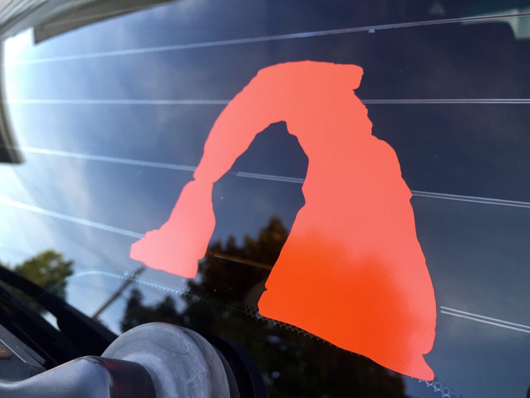 Delicate Arch Decal/ Delicate Arch Sticker/laptop Sticker/ Water Bottle ...