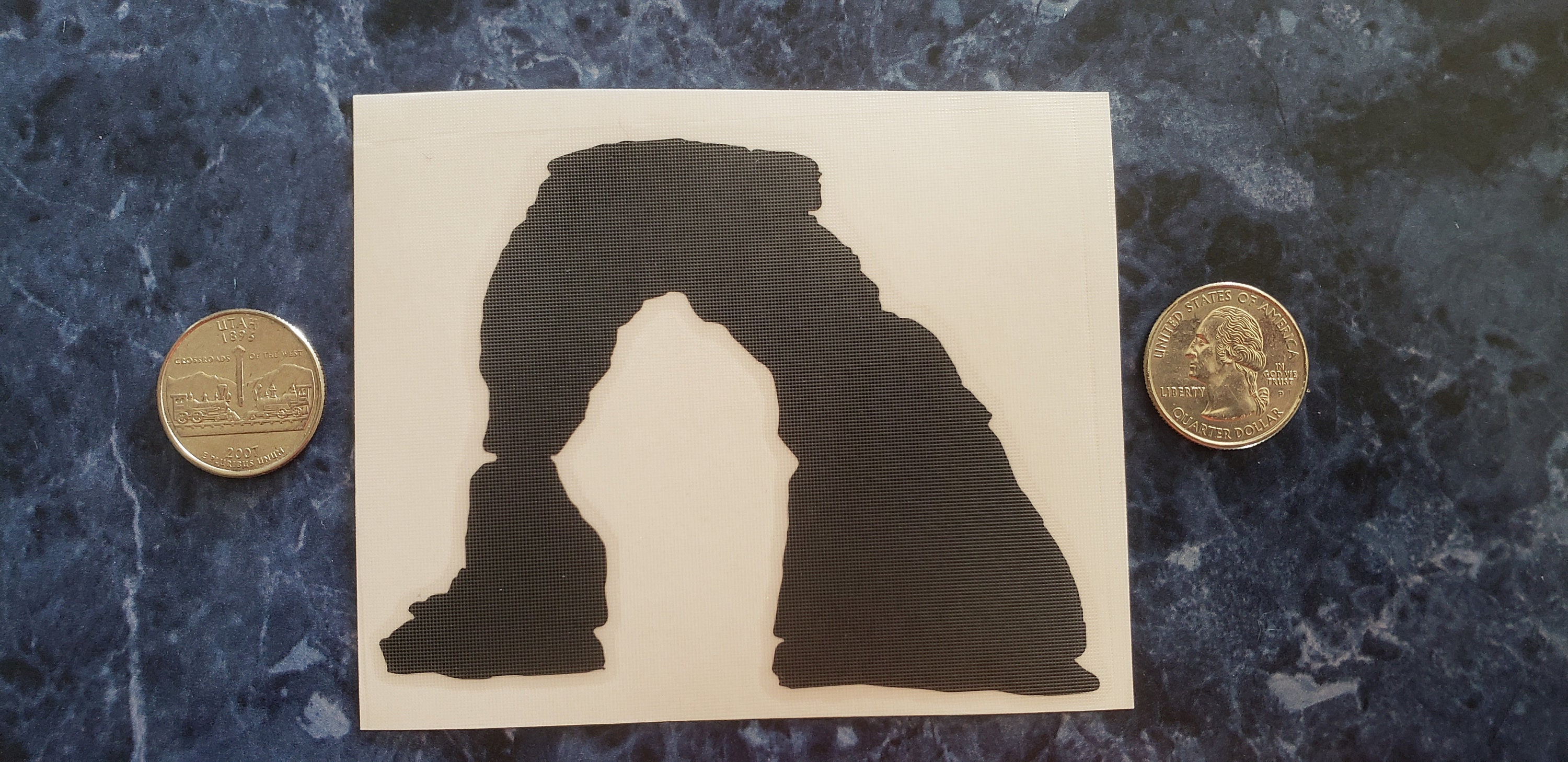 Delicate Arch Decal/ Delicate Arch Sticker/laptop Sticker/ Water Bottle ...