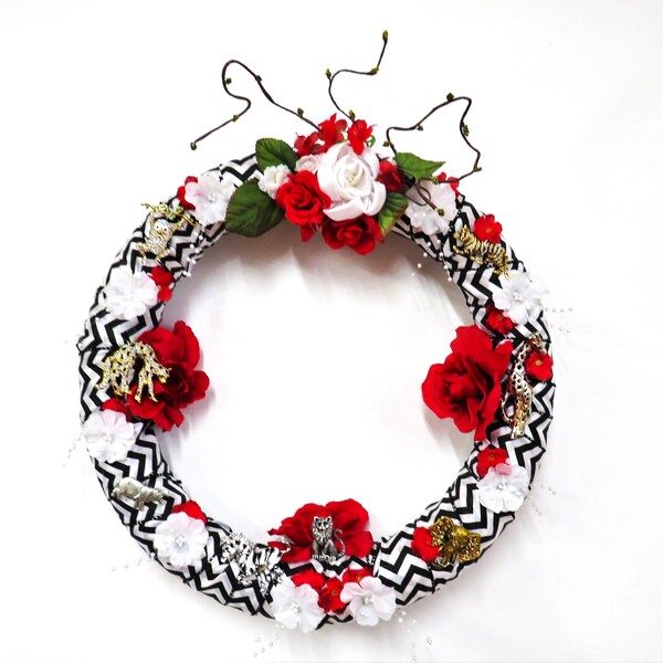 Zebra Wreath - Etsy