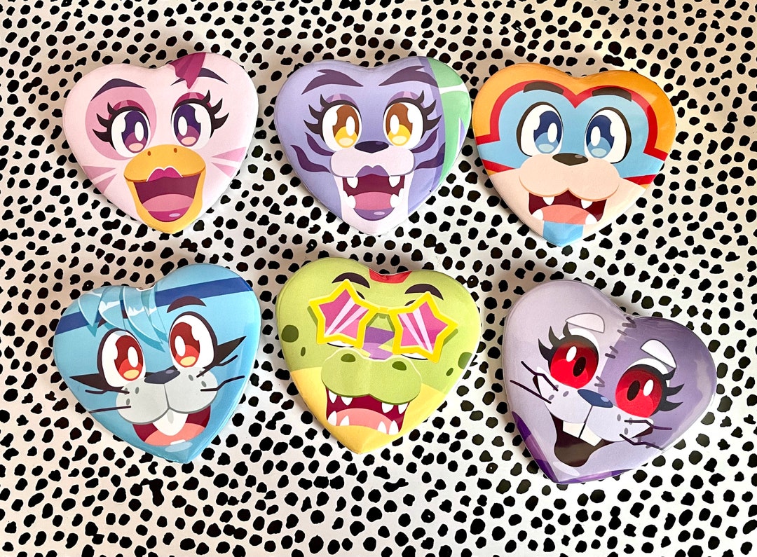 Glamrock Gang Badges - Etsy