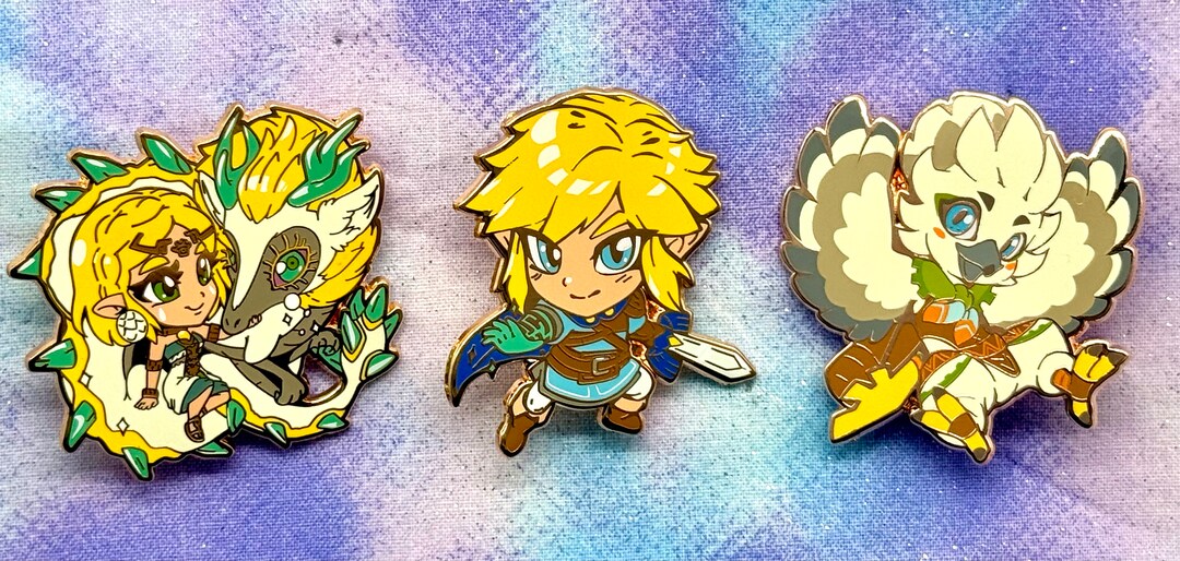 Zelda Inspired Hard Enamel Pins - Etsy