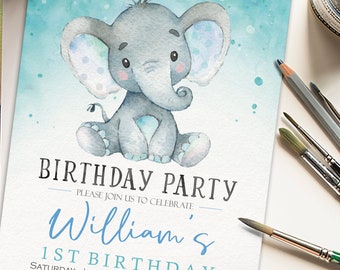 Elephant birthday | Etsy