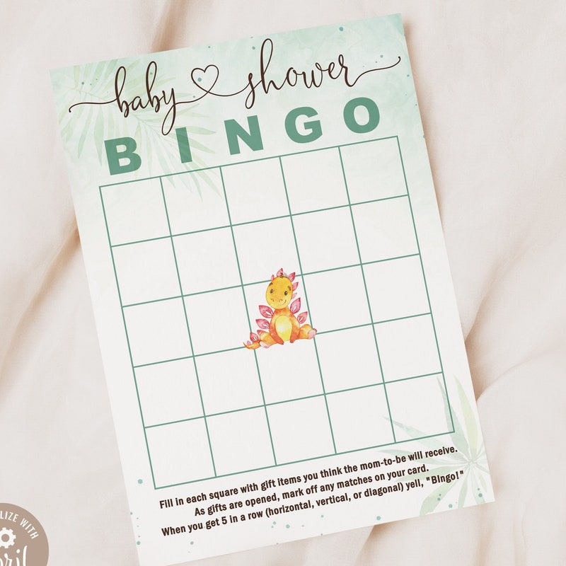 Baby Shower Bingo - Etsy