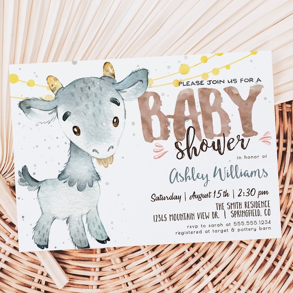 Farm Baby Shower - Etsy