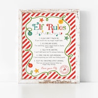 Printable Elf Pizza Party Props, Elf Pizza Night Scene, Christmas Elf ...