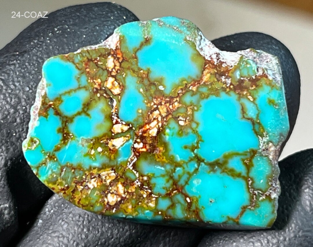 Kingman Turquoise ULTRA Grade Rough W/ Multi-matrix Nice 48ct GENUINE ...