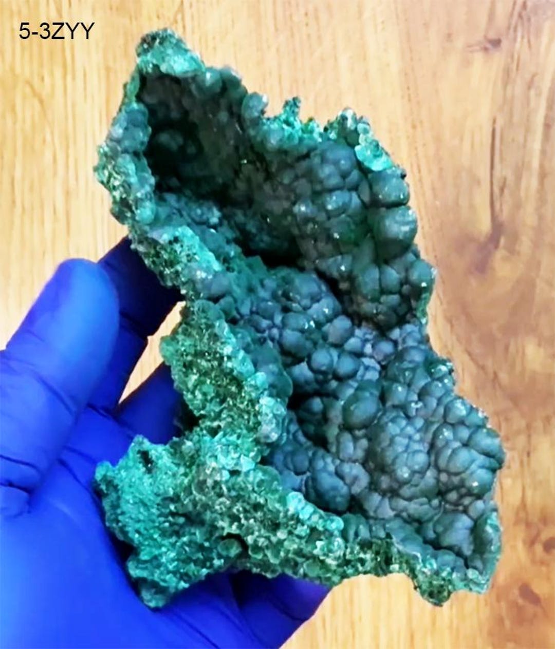 Fibrous Malachite Top Shelf BIG 5" Hand-picked A+ Stunning - Complex ...