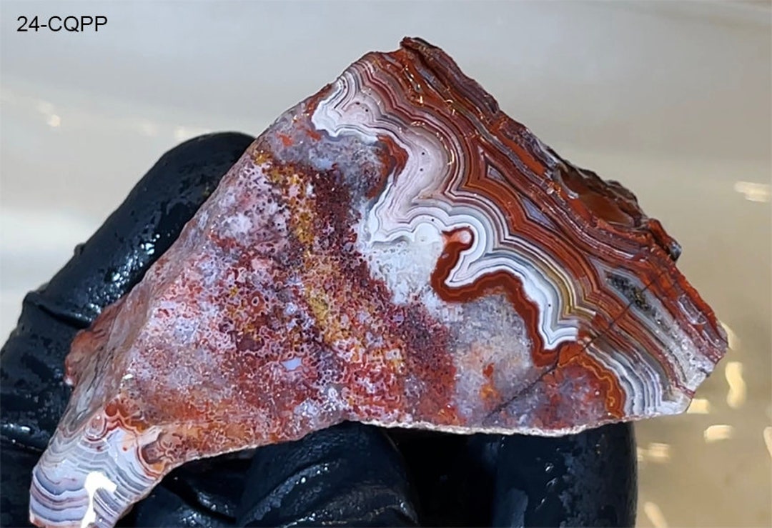 Laguna Lace Agate - 120g. Stunning Colors Patterns - See Video! - Etsy