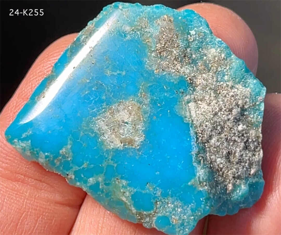 Kingman Turquoise High Grade Ultra Blue Rough 63ct. GENUINE Arizona ...