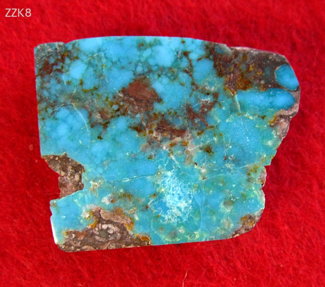 Turquoise Bisbee Rough Slab - 31ct. Gemologist Certified - Direct From ...