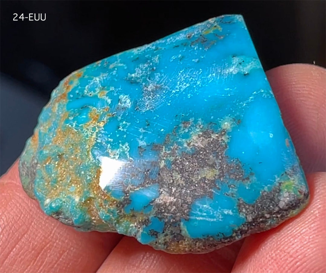 Kingman Turquoise High Grade Ultra Blue Rough 83ct. GENUINE Arizona ...