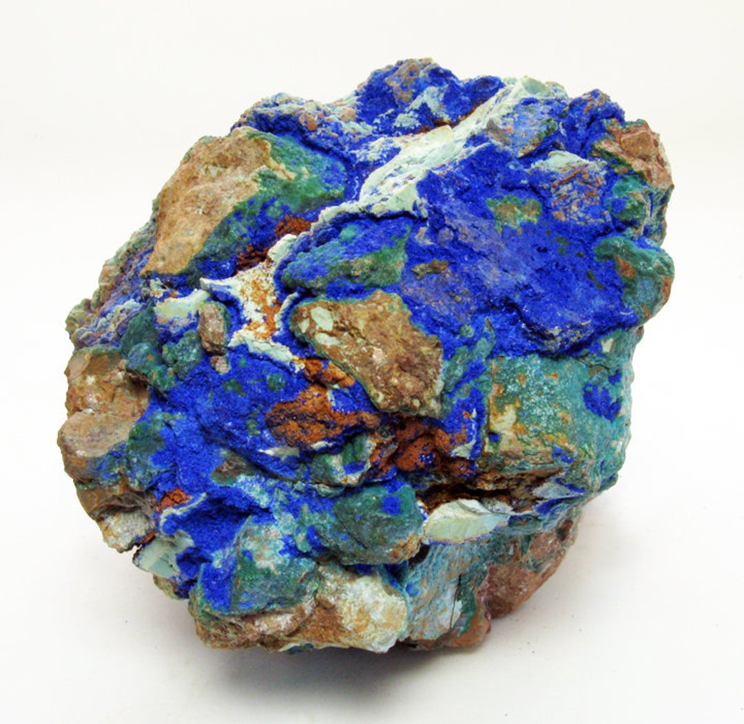 Morenci Azurite Ultra Rare HUGE 3.3 Lb X 5.5 Classic Azurite Malchite ...