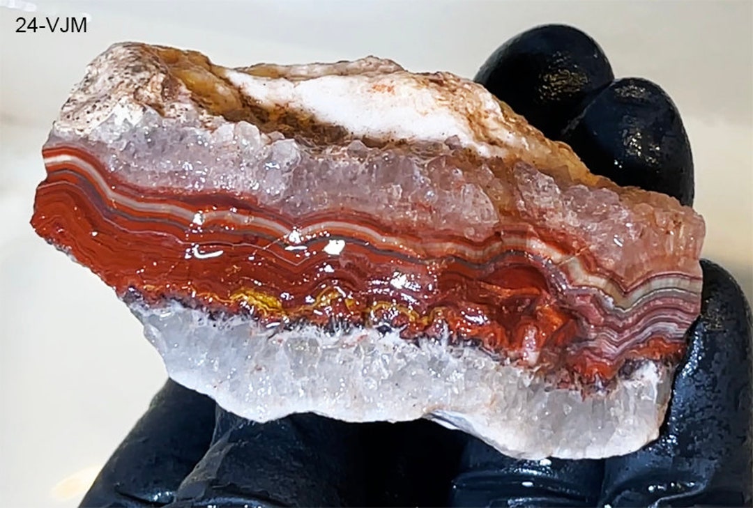 Laguna Lace Agate - 190g. Stunning Colors Patterns - See Video! - Etsy