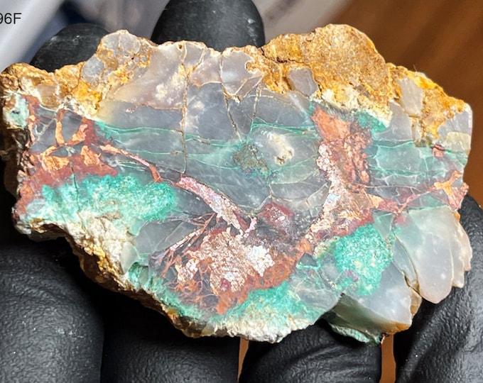 Campbellite Rare Complex Matrix W/ Quartz, Copper & Malachite - AZ ...
