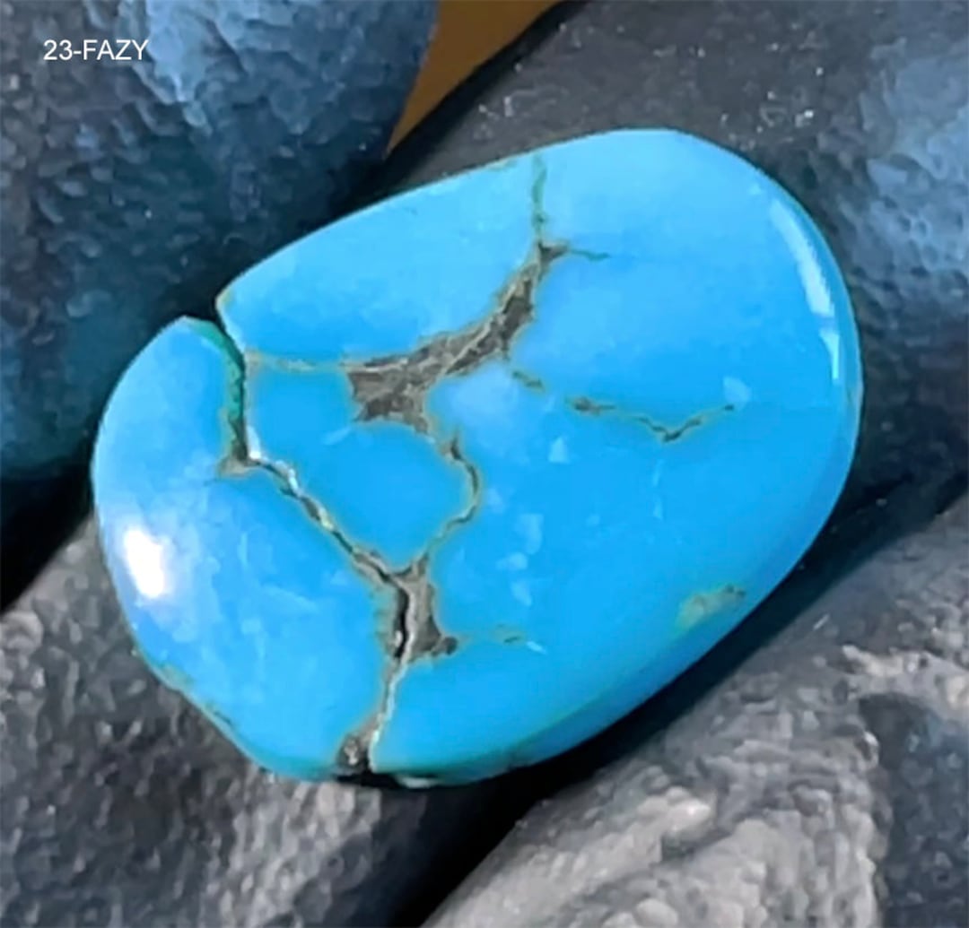 Bisbee Blue Turquoise Rare High Grade Cabochon 12ct. - Arizona ...